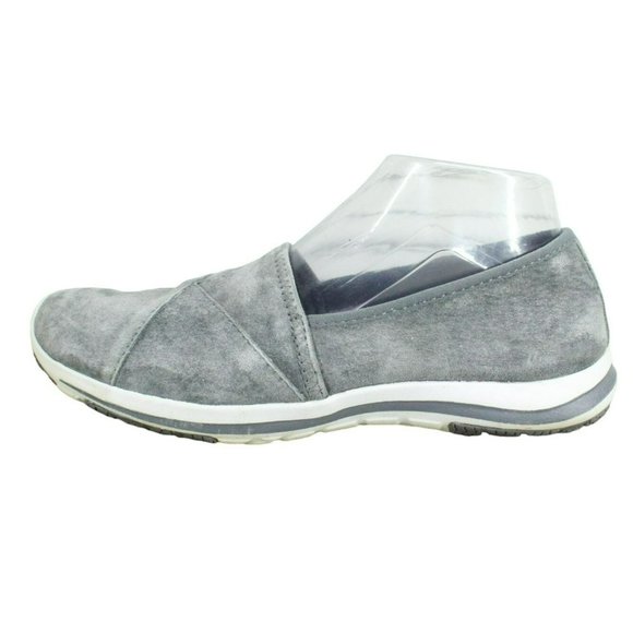 L.L. Bean | Shoes | Ll Bean Back Cove Gray Suede Slip On Nubuck Stretch ...